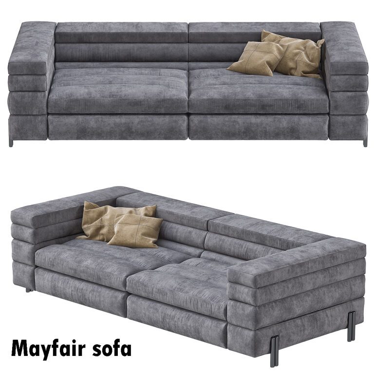 Mayfair sofa (126112) 3D model - Download 3D model Mayfair sofa (126112 ...