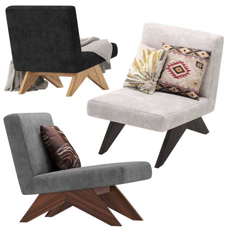 ERUDIT LOW Eichholtz armchair (126303) 3D model - Download 3D model ...