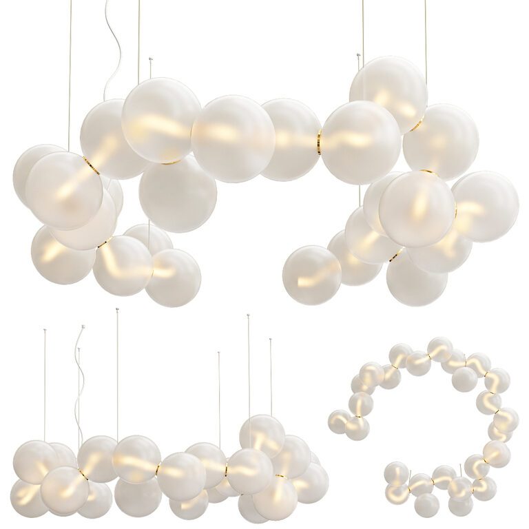 Illuminations babble chandelier (126311) 3D model - Download 3D model ...