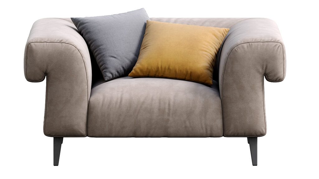 Gianfranco Ferre Soho Armchair (126550) 3D model - Download 3D model ...