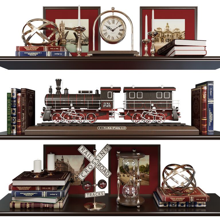 Decorative set (126604) 3D model - Download 3D model Decorative set ...