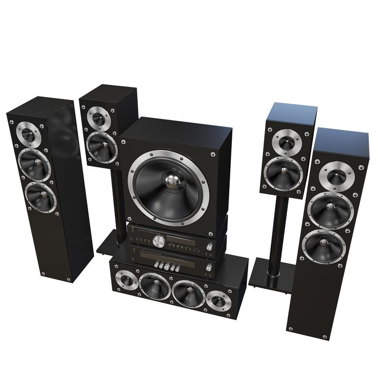 Acoustic system (126606) 3D model - Download 3D model Acoustic system ...