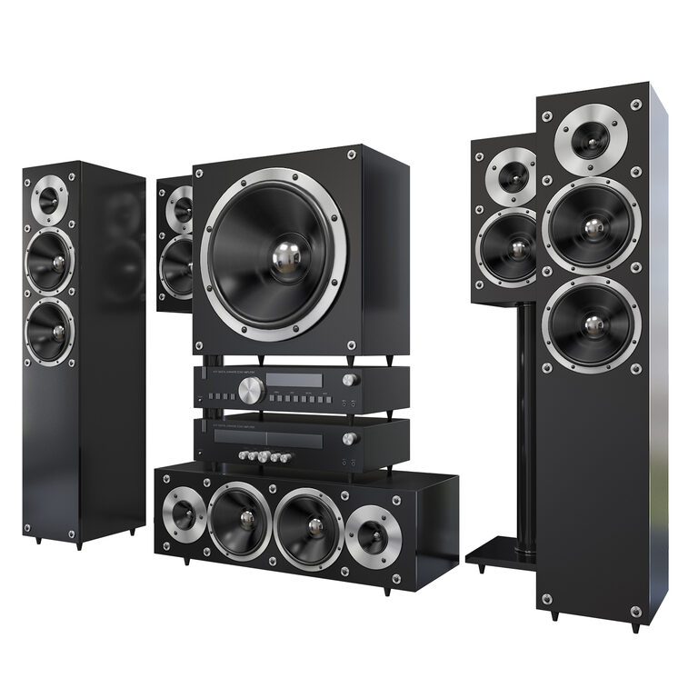 Acoustic system (126606) 3D model - Download 3D model Acoustic system ...