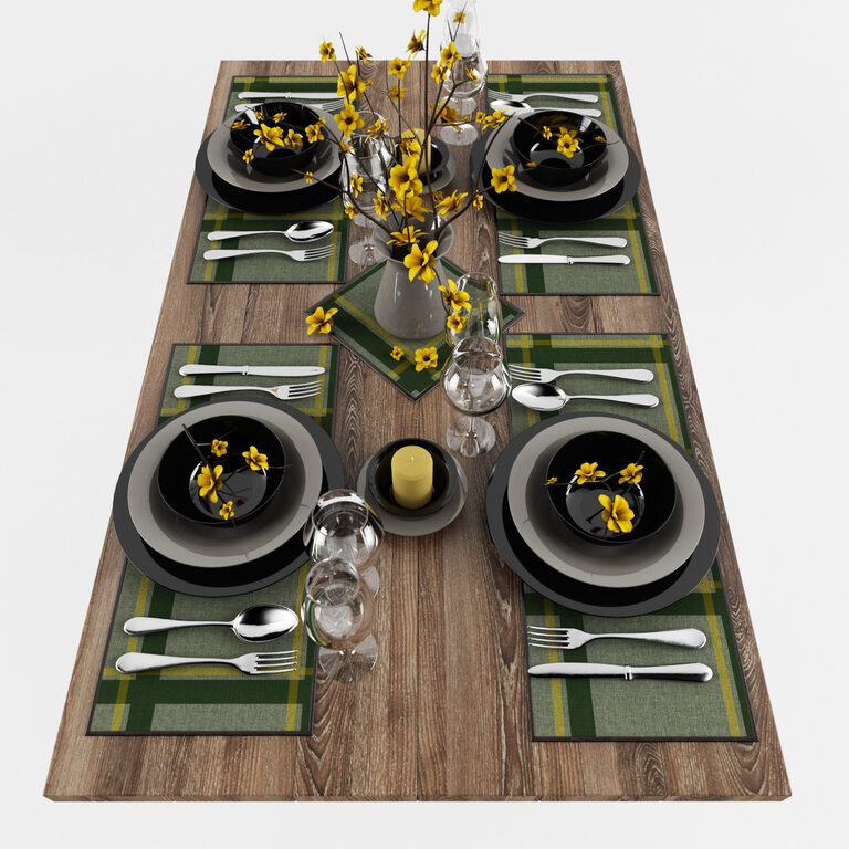 Table setting (126608) 3D model - Download 3D model Table setting ...