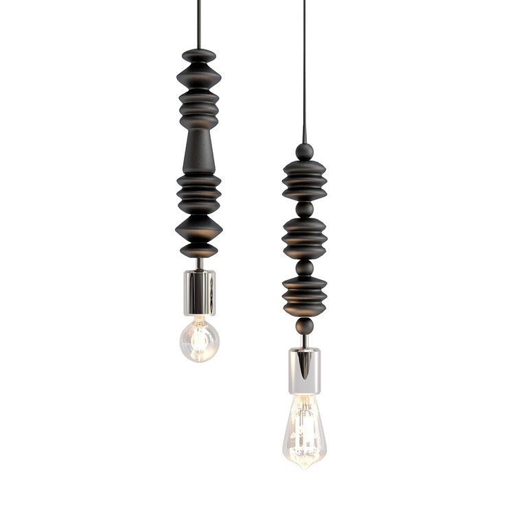 BEADS PENDANT LIGHT (126883) 3D model - Download 3D model BEADS PENDANT ...