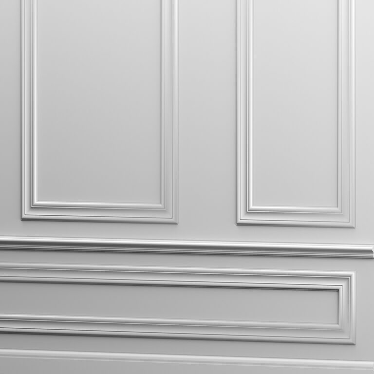 Wall panel plaster molding (127022) 3D model - Download 3D model Wall ...