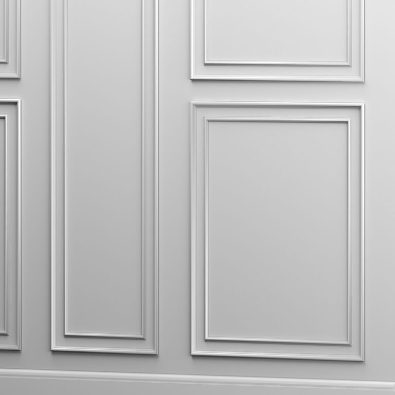 Wall panel plaster molding (127032) 3D model - Download 3D model Wall ...