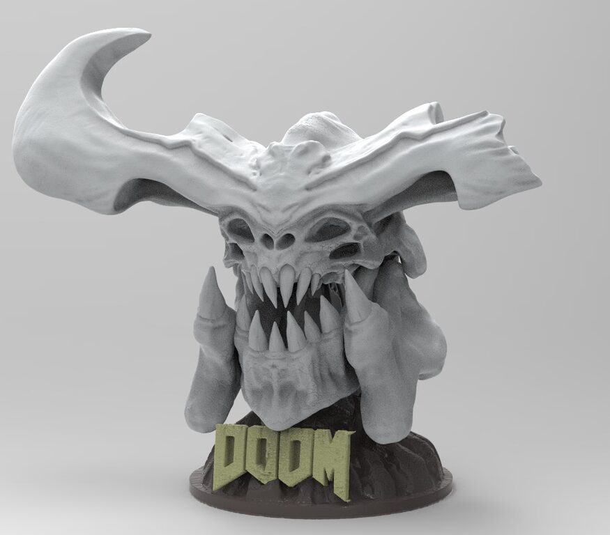 CYBERDEMON DOOM (127118) 3D model - Download 3D model CYBERDEMON DOOM ...