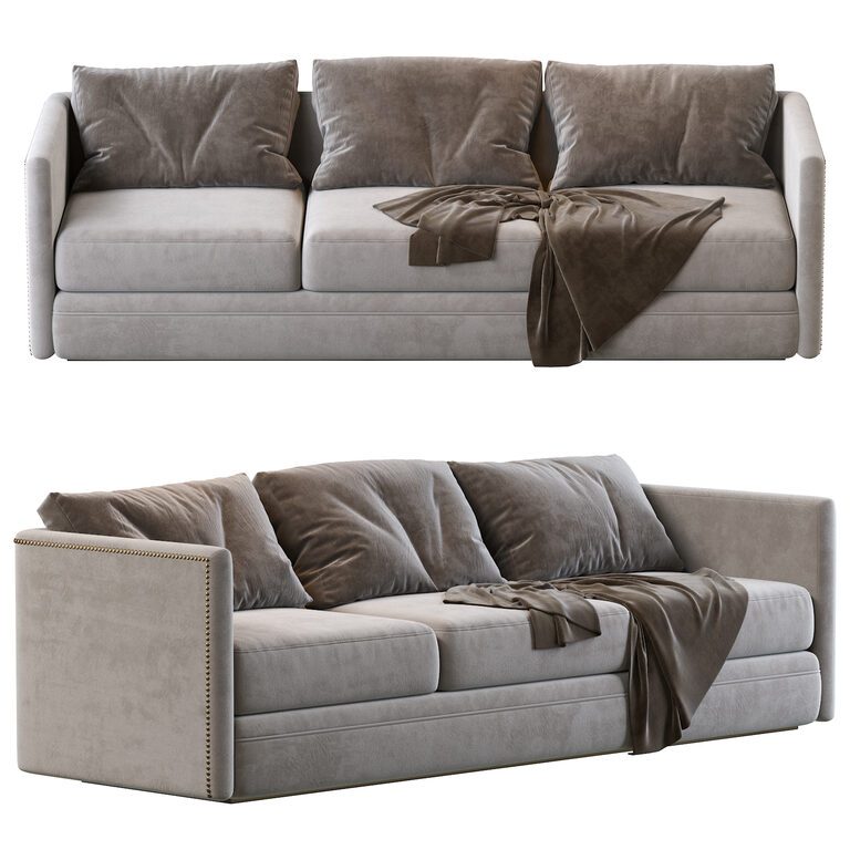 Chanel Sofa (127221) 3D model - Download 3D model Chanel Sofa (127221 ...