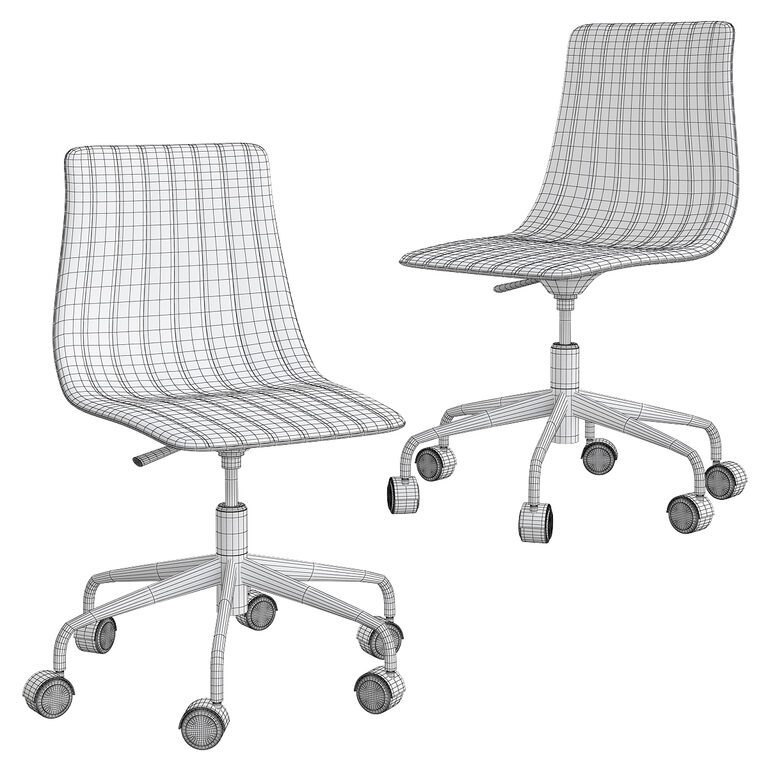 Segis DRAGONFLY office chair (127703) 3D model - Download 3D model ...