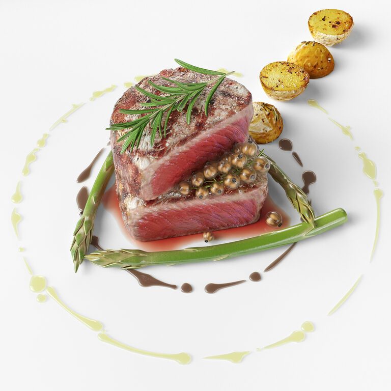 Grilled Beef Tenderloin (128774) 3D model - Download 3D model Grilled ...