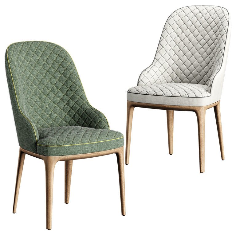 Sfer Table and ROB Chair (128879) 3D model - Download 3D model Sfer ...