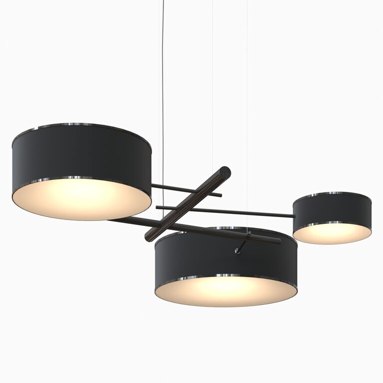 Rich Brilliant Wil Rollandhill Excel Chandelier (128882) 3D model ...