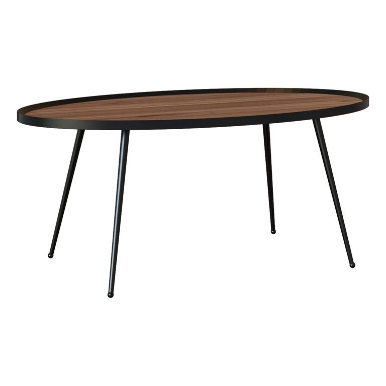 Kamelia walnut veneer coffee table (128918) 3D model - Download 3D ...