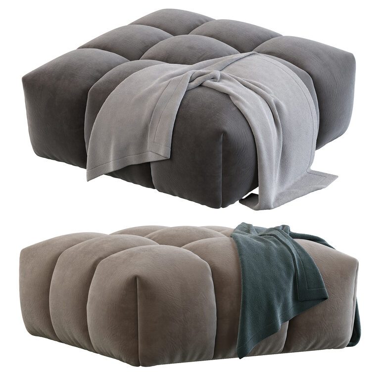 Modern Pouf (128957) 3D model - Download 3D model Modern Pouf (128957 ...