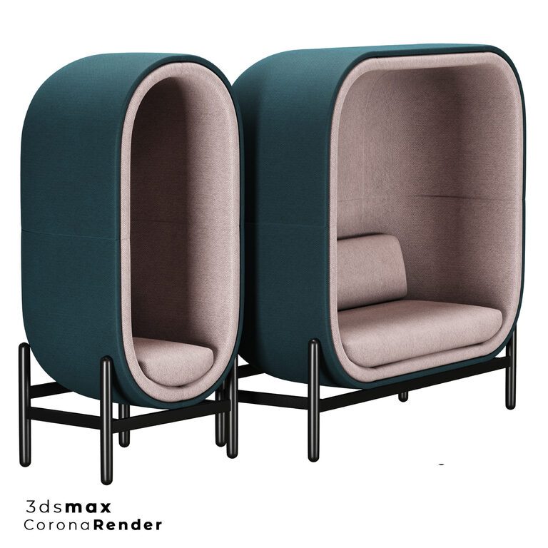CAPSULE SOFT SEATING COLLECTION (129946) 3D model - Download 3D model ...