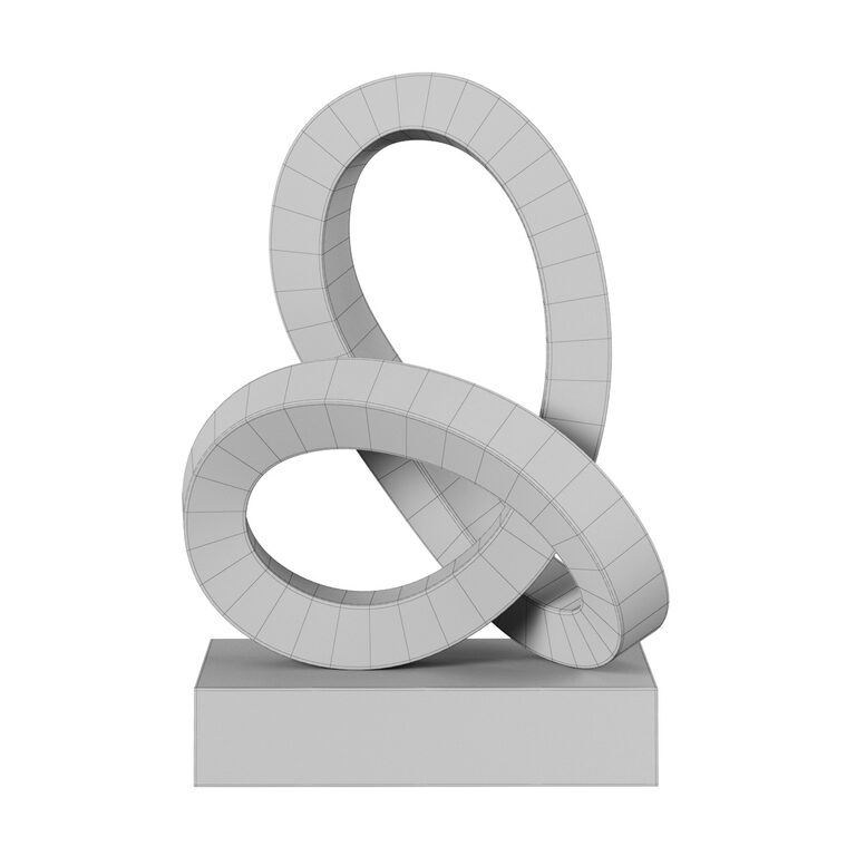 RH Cast Metal Abstract Sculpture 4 (130489) 3D model - Download 3D ...