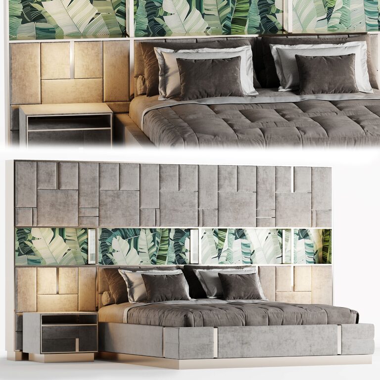 Visionnaire Beloved Art bed (130553) 3D model - Download 3D model ...