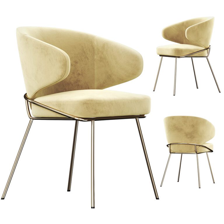 Eichholtz KINLEY DINING CHAIR (131025) 3D model - Download 3D model ...