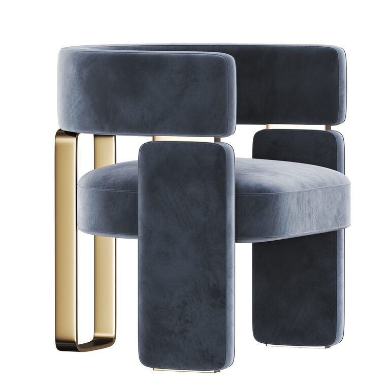 FENDI CASA chairs (131031) 3D model - Download 3D model FENDI CASA ...