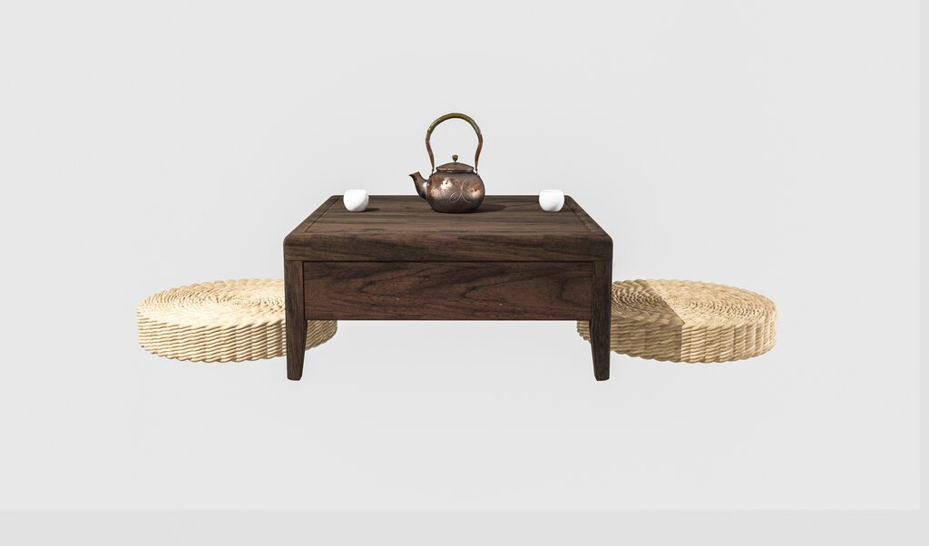 Modern tea table (131038) 3D model - Download 3D model Modern tea table ...