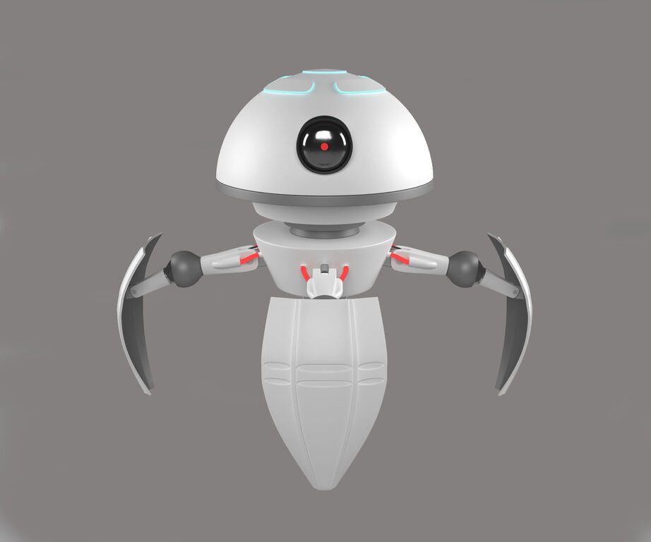 Modern robot (131149) 3D model - Download 3D model Modern robot (131149 ...