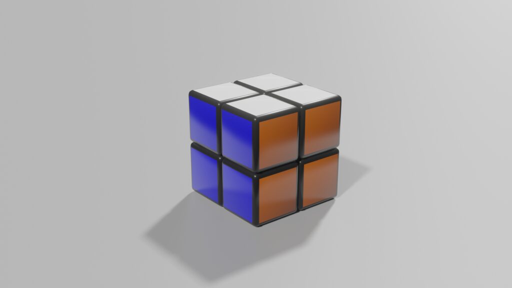 Rubik's cube 2x2 (131150) 3D model - Download 3D model Rubik's cube 2x2 ...
