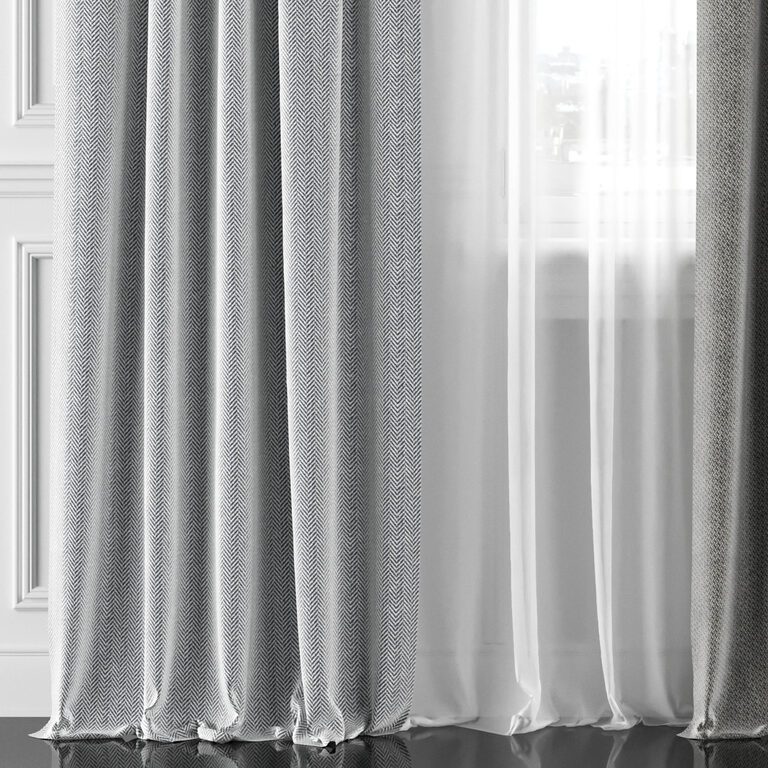 Curtain Set 297C (132298) 3D model - Download 3D model Curtain Set 297C ...