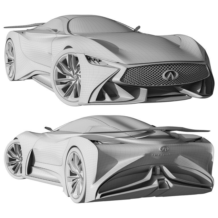 Infiniti Vision GT Concept car (132448) 3D model - Download 3D model ...