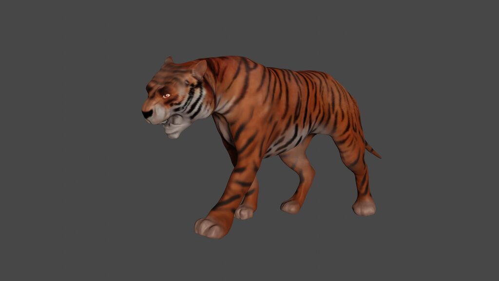 Tiger (132511) 3D model - Download 3D model Tiger (132511) | 132511 ...