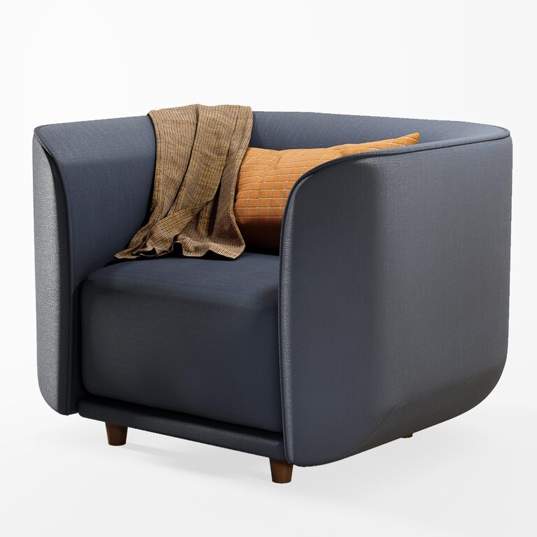 Fat Tulip Armchair (132760) 3D model - Download 3D model Fat Tulip ...