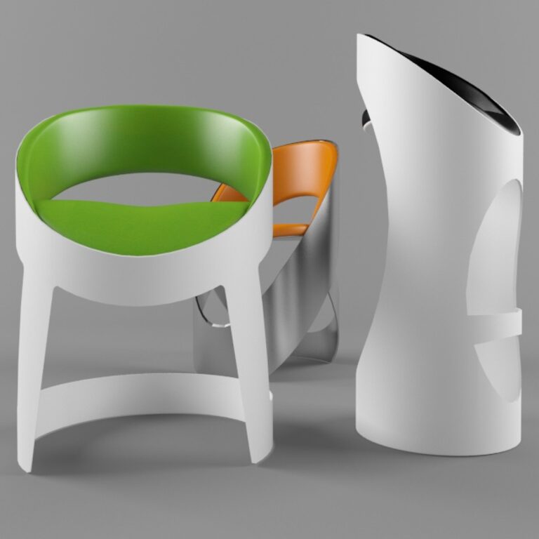Martz Edition Original Chairs (132868) 3D model - Download 3D model ...