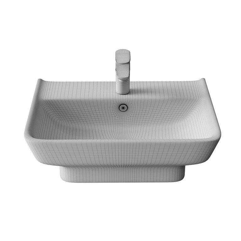 Jacob Delafon Struktura EGE112 55 cm basin (134106) 3D model - Download ...