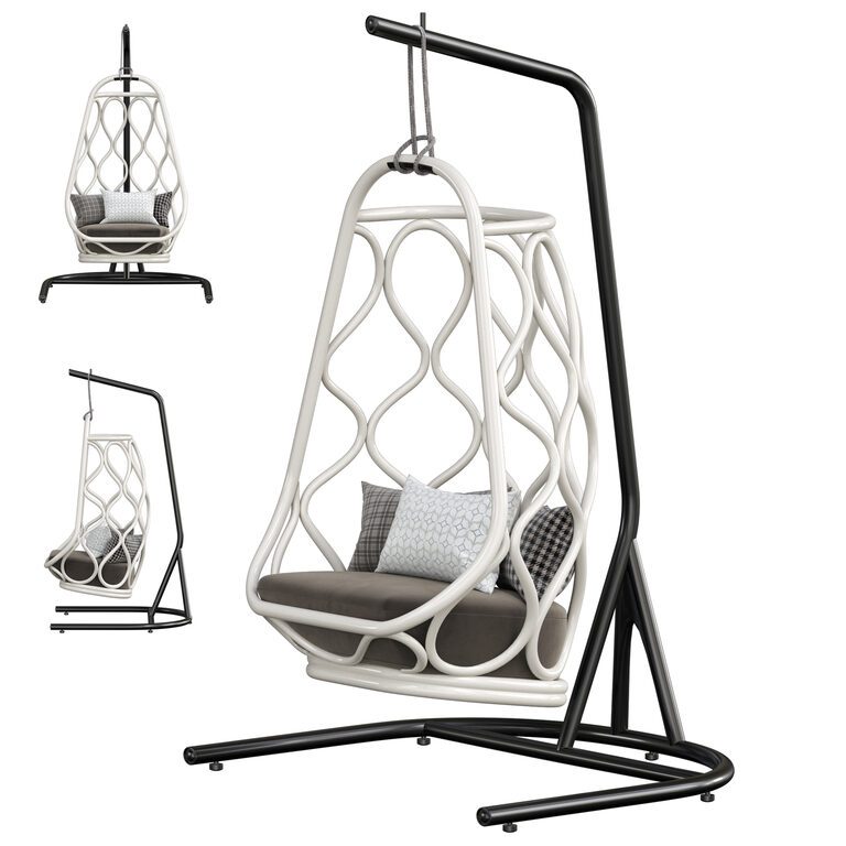 EXPORMIM NAUTICA hanging armchair (134194) 3D model - Download 3D model ...