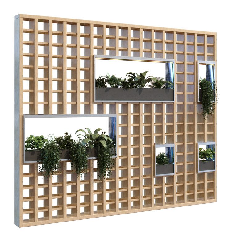 Partition plant in box set 042 (134366) 3D model - Download 3D model ...