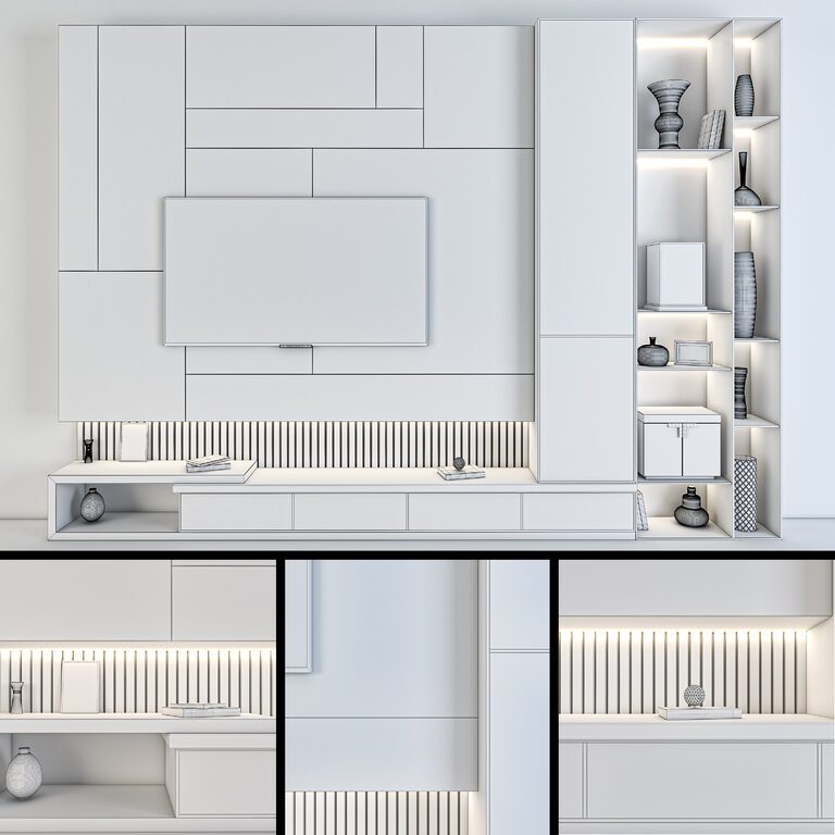 Tv Set 11 (134582) 3D model - Download 3D model Tv Set 11 (134582 ...