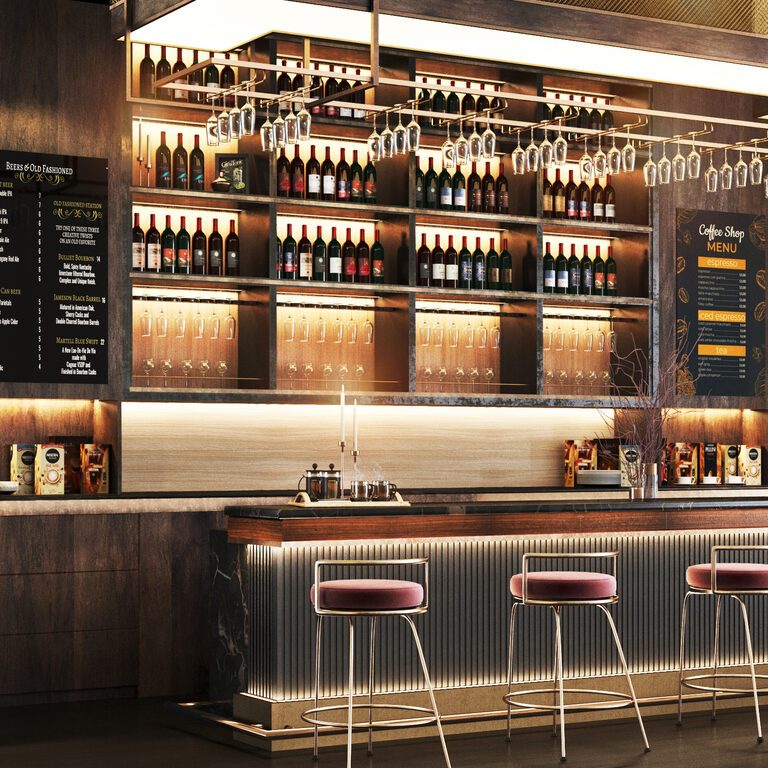 Cafe bar 04 (134584) 3D model - Download 3D model Cafe bar 04 (134584 ...