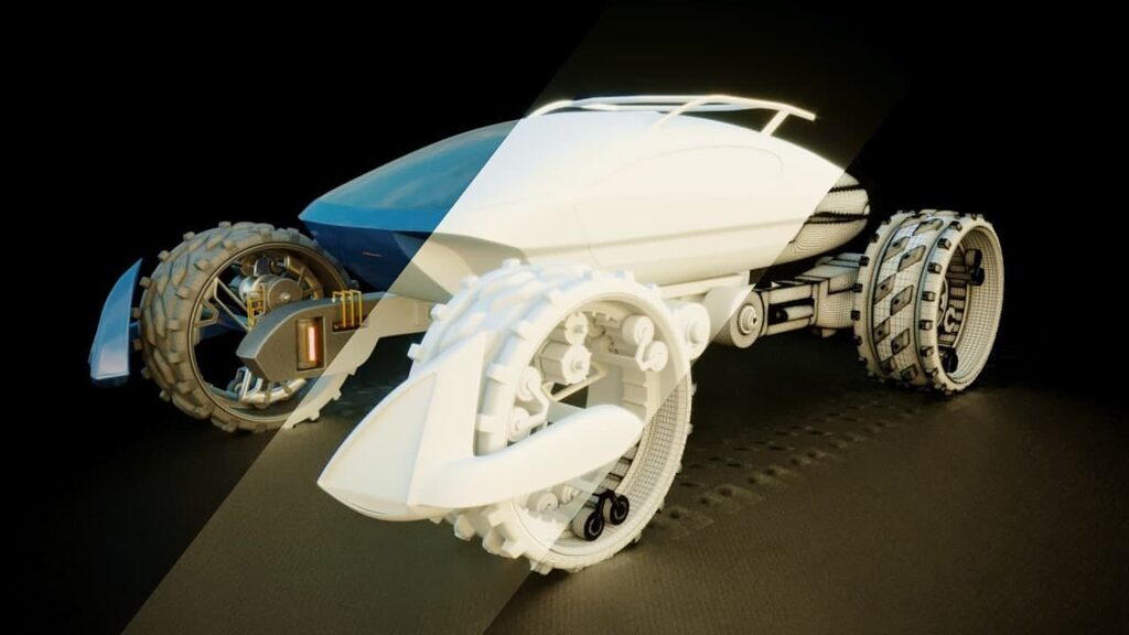 Mars explorer car (134951) 3D model - Download 3D model Mars explorer ...