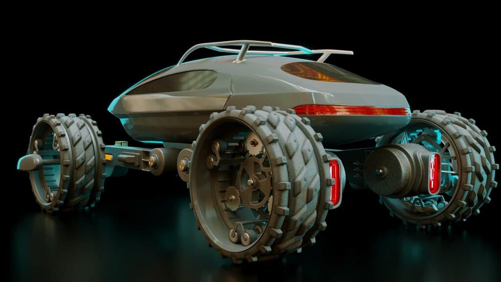 Mars explorer car (134951) 3D model - Download 3D model Mars explorer ...
