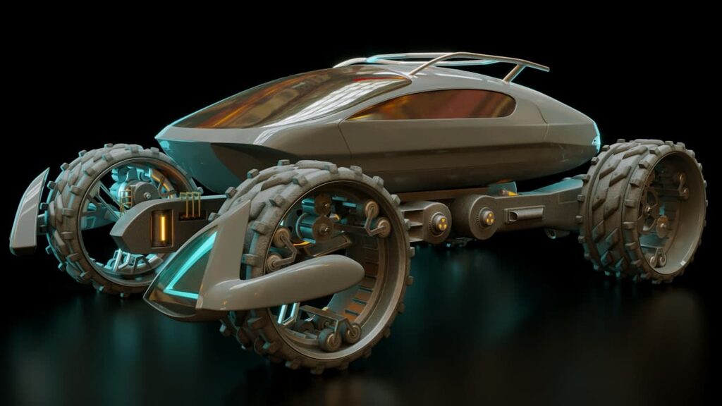 Mars explorer car (134951) 3D model - Download 3D model Mars explorer ...