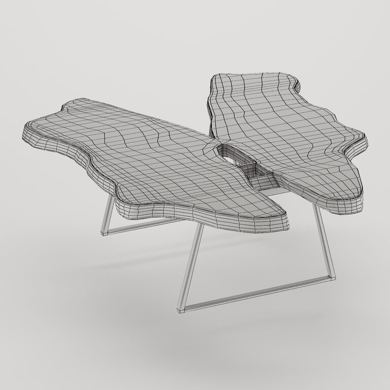 Butterfly Slab table (135518) 3D model - Download 3D model Butterfly ...
