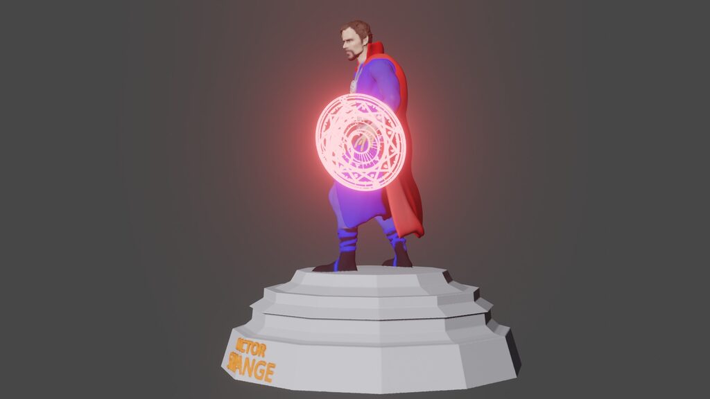 Dr. Strange (135730) 3D model - Download 3D model Dr. Strange (135730 ...