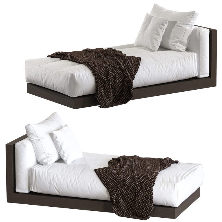 Lucien Day bed (136857) 3D model - Download 3D model Lucien Day bed ...
