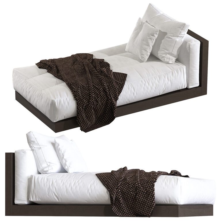 Lucien Day bed (136857) 3D model - Download 3D model Lucien Day bed ...