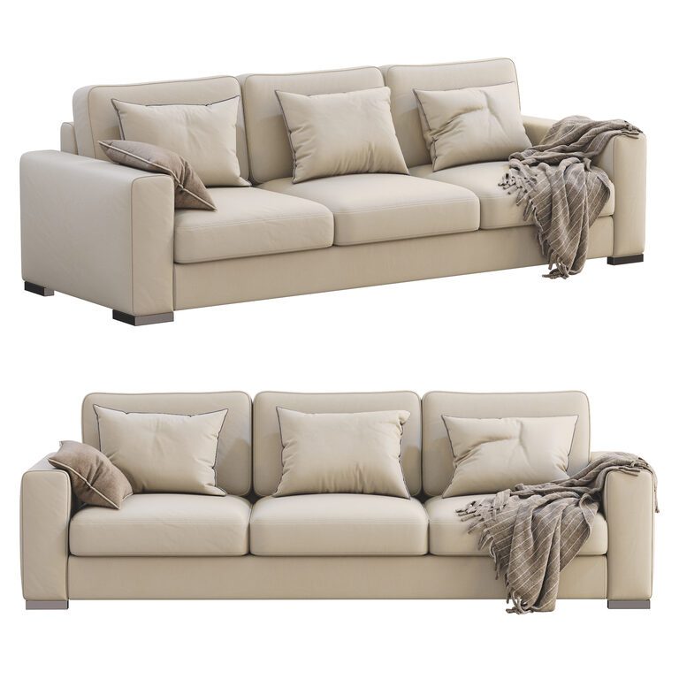 Sofa Orion Leather (136885) 3D model - Download 3D model Sofa Orion ...