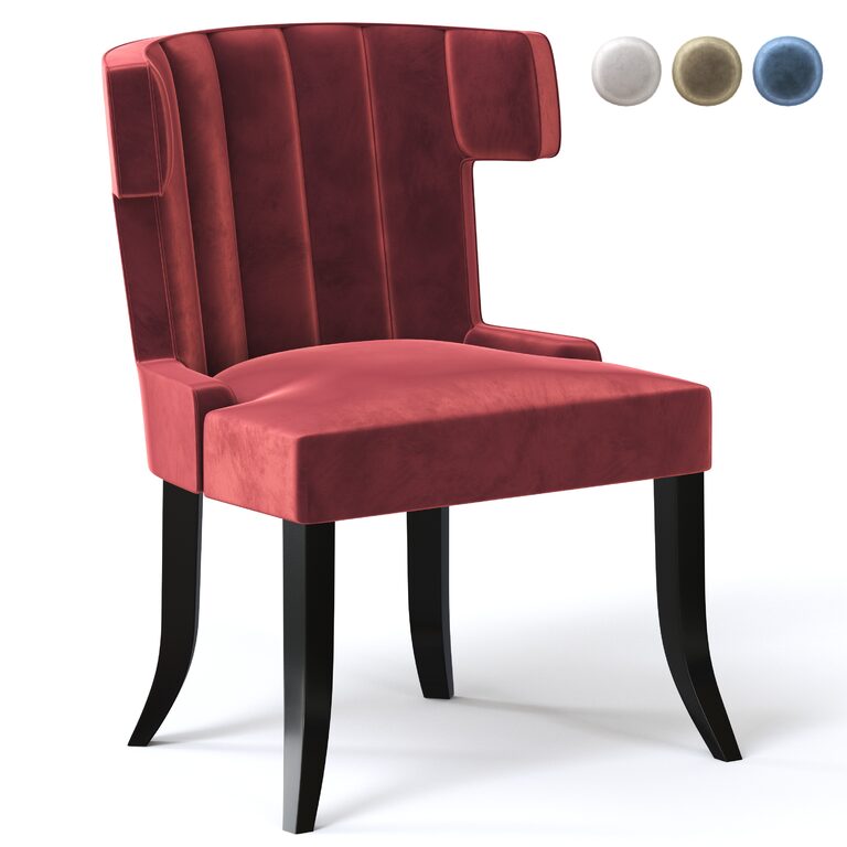 FULTON FLUTED Chair (138125) 3D model - Download 3D model FULTON FLUTED ...