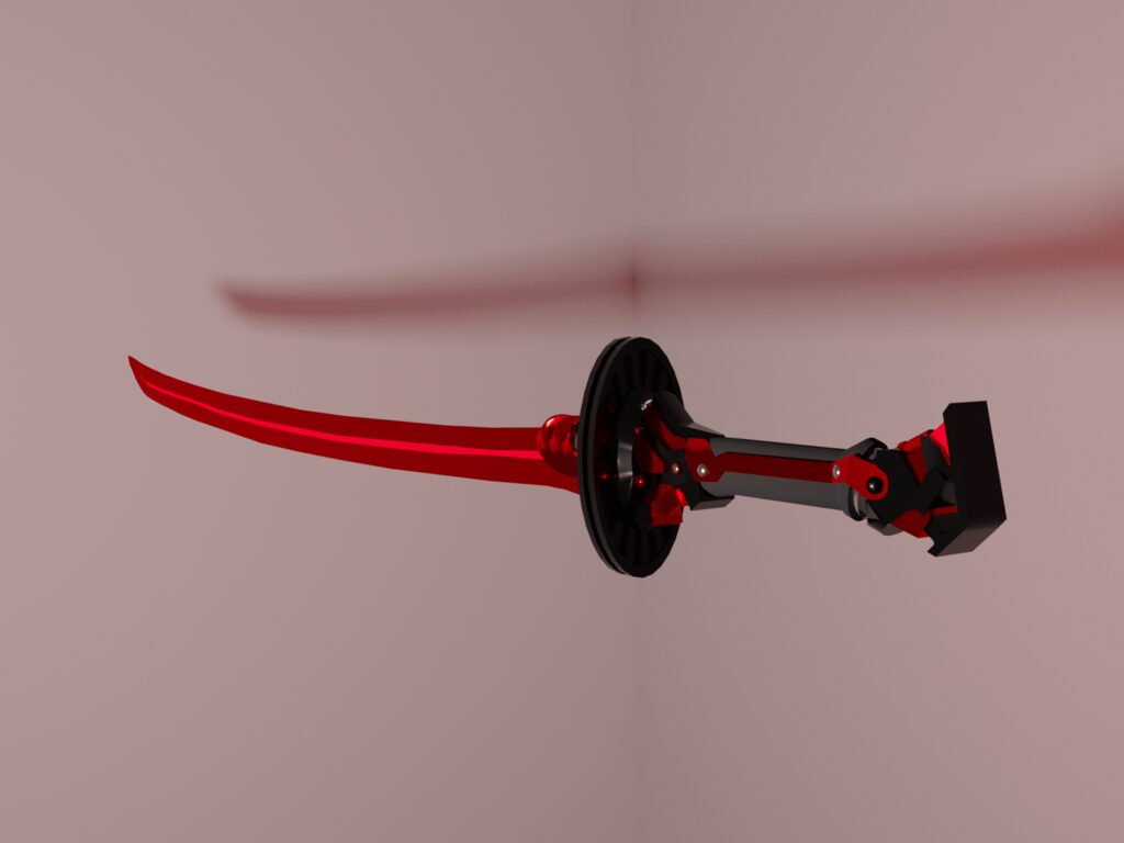 Katana (low poly, basic textures) (140564) 3D model - Download 3D model ...