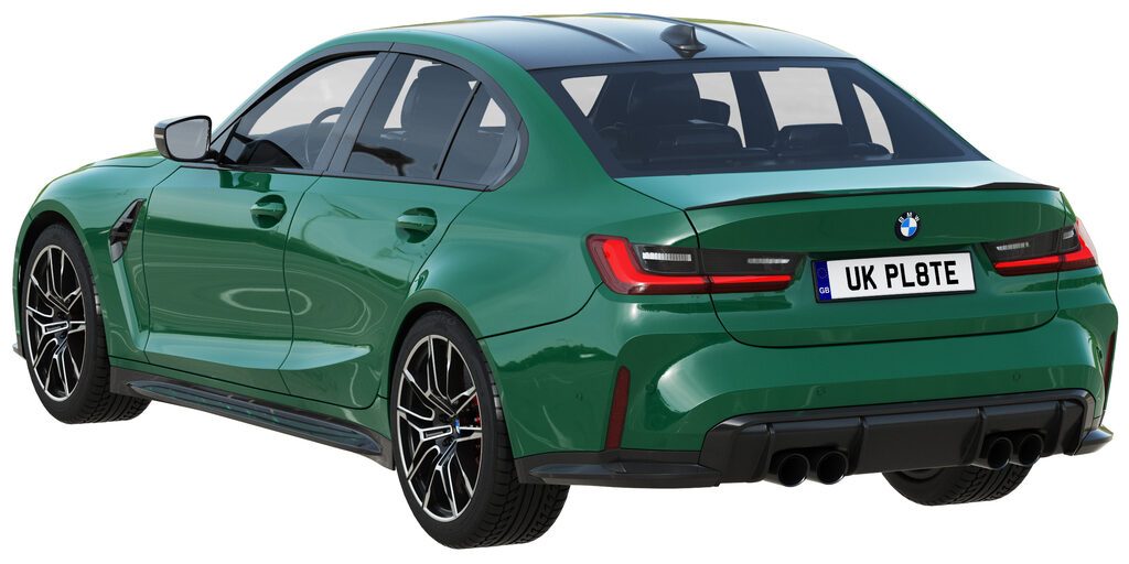 BMW M3 Competition G80 car (141732) 3D model - Download 3D model BMW M3 ...
