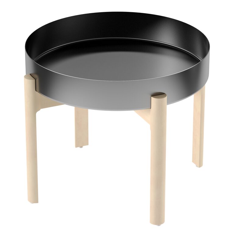 YPPERLIG IKEA Coffee table (141923) 3D model - Download 3D model ...