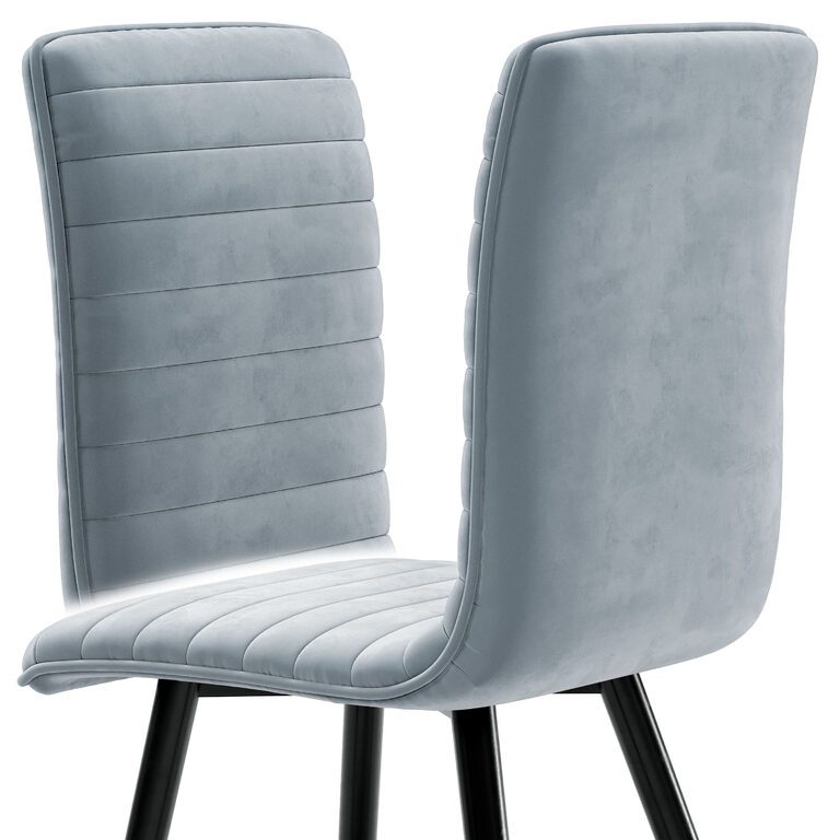 Mako dining chair and Catania table (142104) 3D model - Download 3D ...